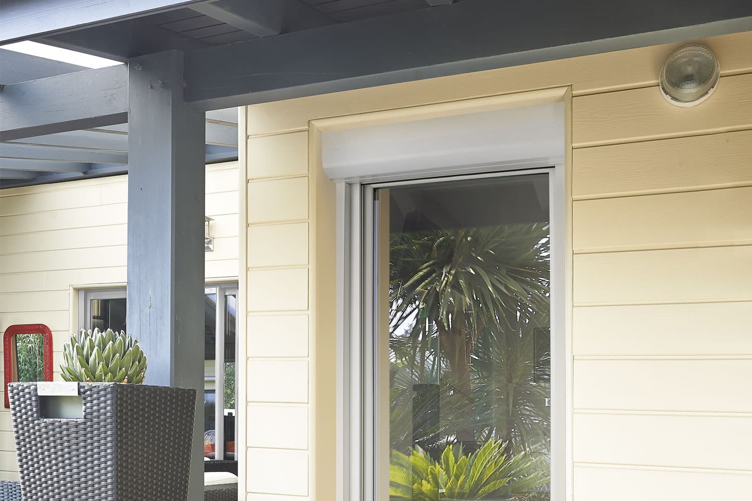 Volet roulant bloc baie avec coffre extérieur - Renov'art